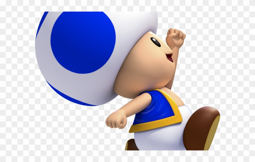 Download Mario Bros Clipart Jumping - New Super Mario Bros U Toad - Png ...