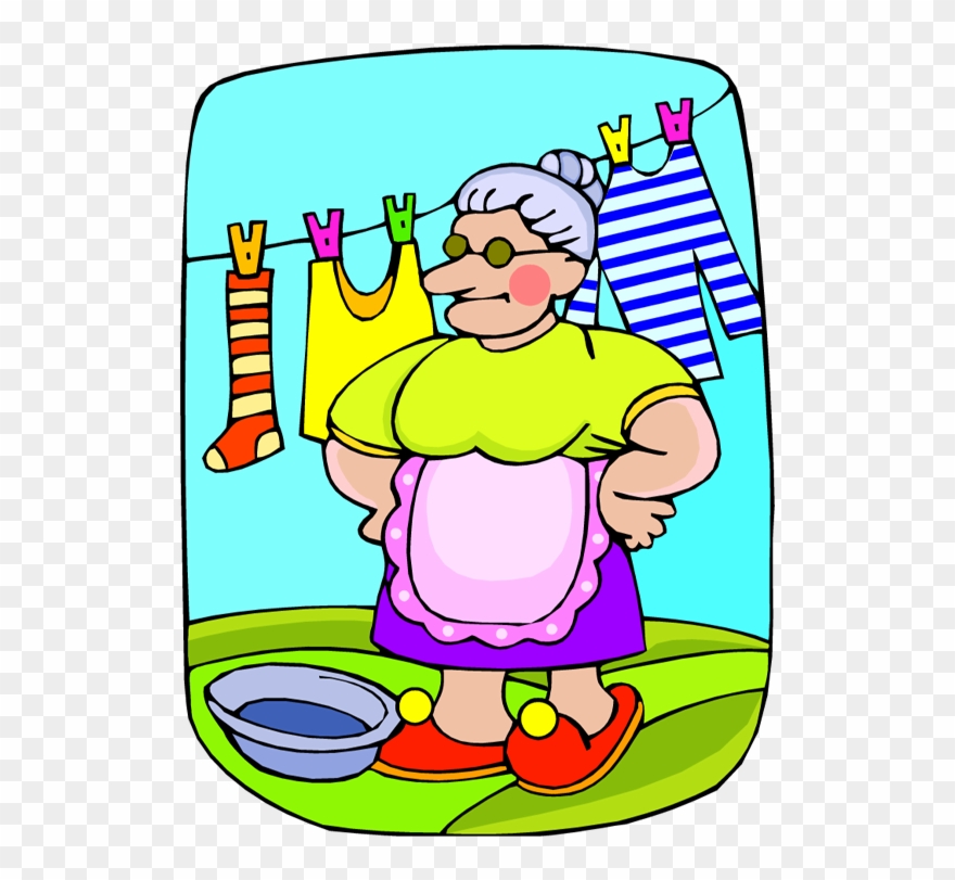 Sorting Laundry Cliparts - Hanging Of Clothes Clipart - Png Download ...