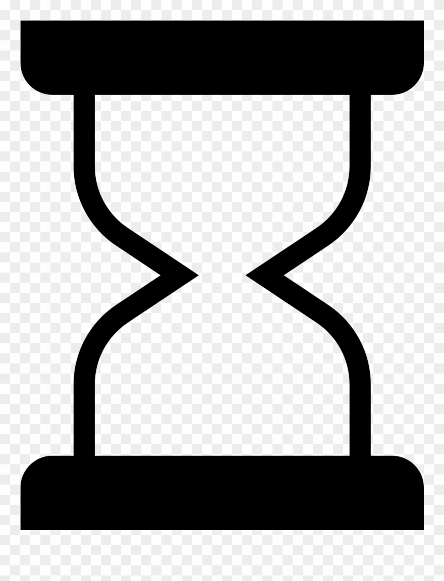 Hourglass Clipart Empty - Empty Sand Clock Icon - Png Download (#92259 ...