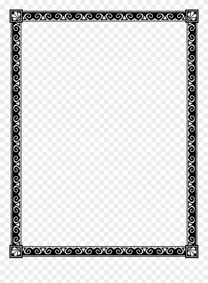 Decorative Borders Standard Paper Size Clip Art Christmas Border For 