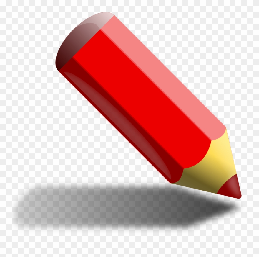 Language Arts Grade - Red Color Pencil Cartoon Clipart (#902623 ...