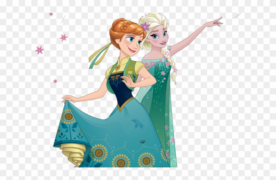 Download Frozen Fever Clipart 4 By Amy - Anna And Elsa 2d - Png ...