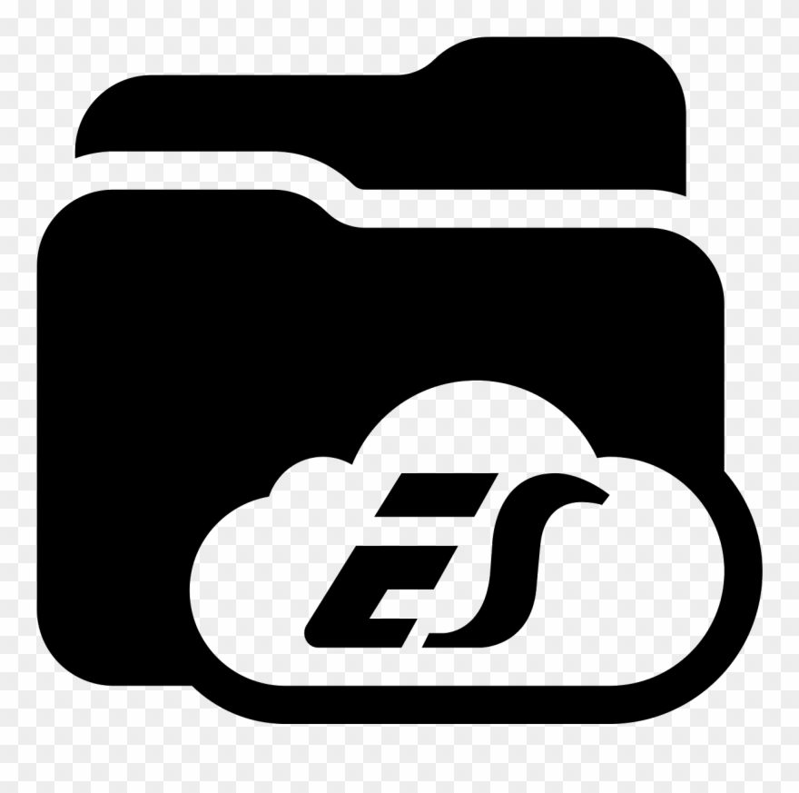 Es File Explorer Icon - Es File Explorer Black Icon Clipart (#906699 ...