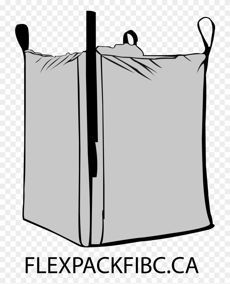 Open Top W/ Flat Bottom - Fibc Jumbo Fibc Bag Clipart (#911167 ...