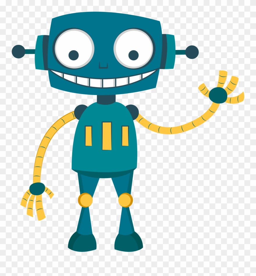 Vector Robotics Happy - Robot Happy Clipart (#912154) - PinClipart
