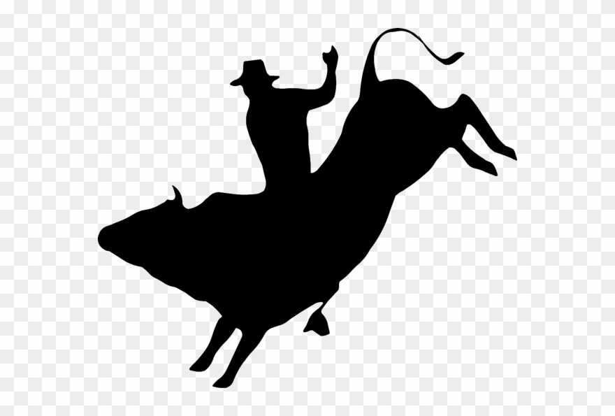 Cowboys, Gibbons, Yippee Yay - Bull Rider Clip Art - Png Download ...