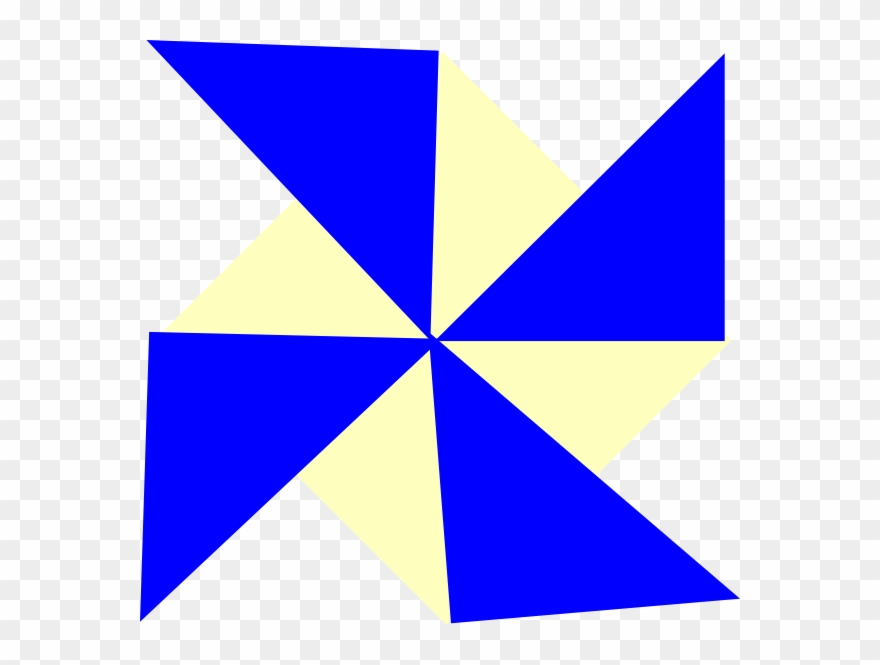 Download Blue Pinwheel Clip Art - Write In A Cootie Catcher Funny - Png ...