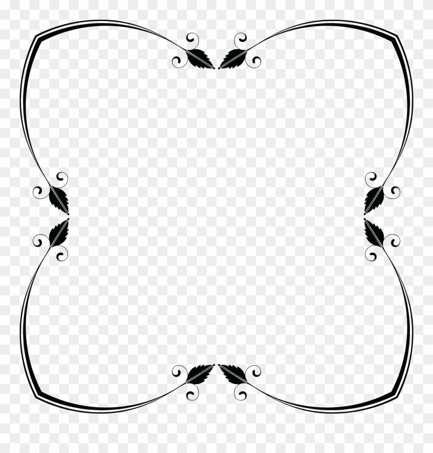 Download Free Clipart Of A Frame Design Element - Clip Art - Png ...