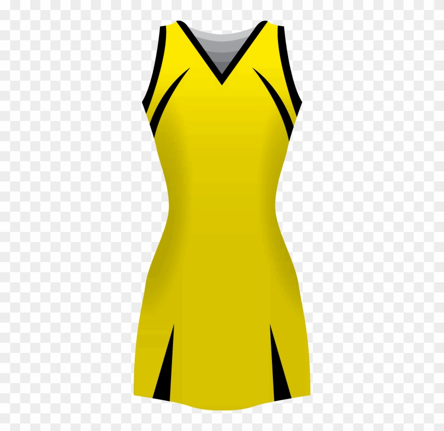 Download Netball Clipart Netball Uniform - Netball Uniform Black And ...