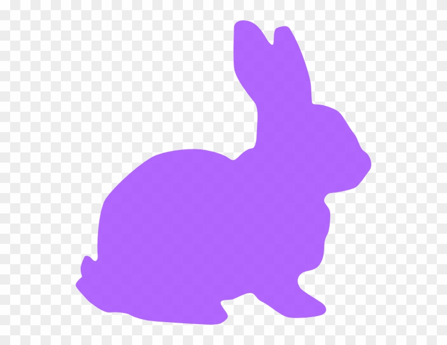 Purple Rabbit Clip Art - Purple Bunny Clip Art - Png Download (#933877 ...