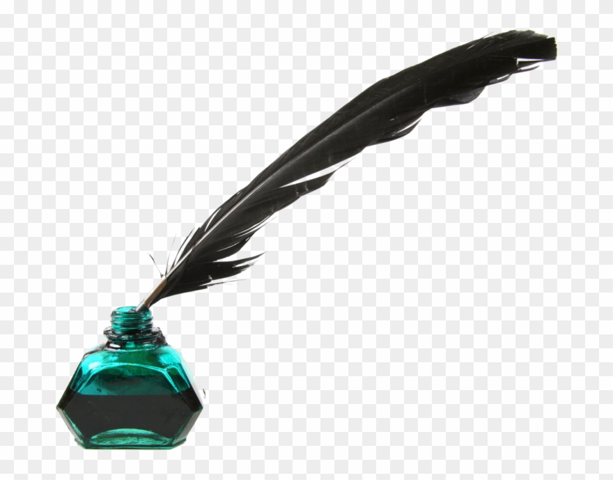 Quill Clipart Transparent Background - Transparent Background Writer ...