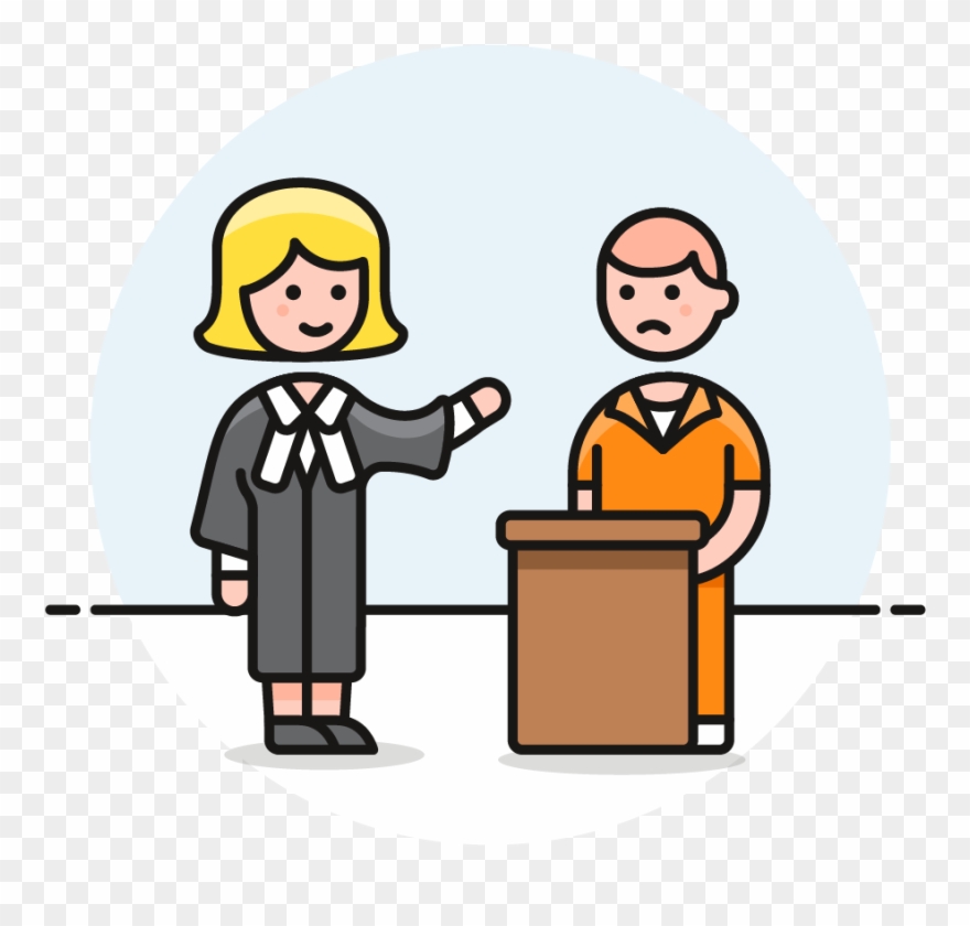 Black And White Library Sentencing Huge - Lawyer Clipart (#943865 ...