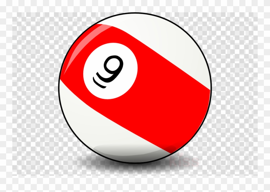 9 Ball Clipart Billiard Balls Billiards Nine-ball - Social Media White ...