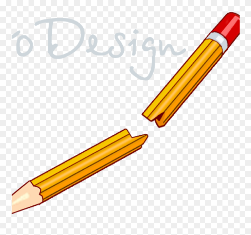 Download Broken Pencil Clip Art Broken Pencil Clipart Clipart - Broken ...