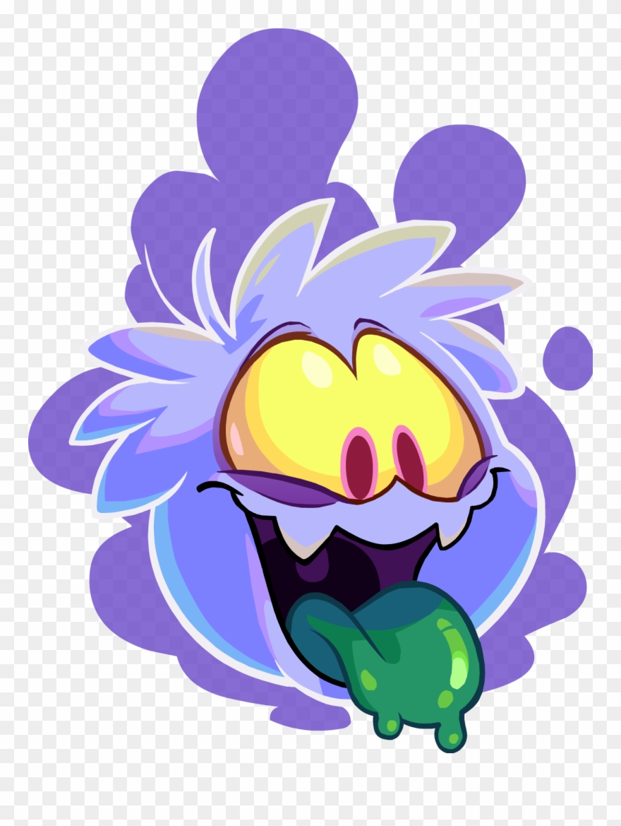 Ghost Puffle - Club Penguin Puffle Fantasma Clipart (#978272) - PinClipart