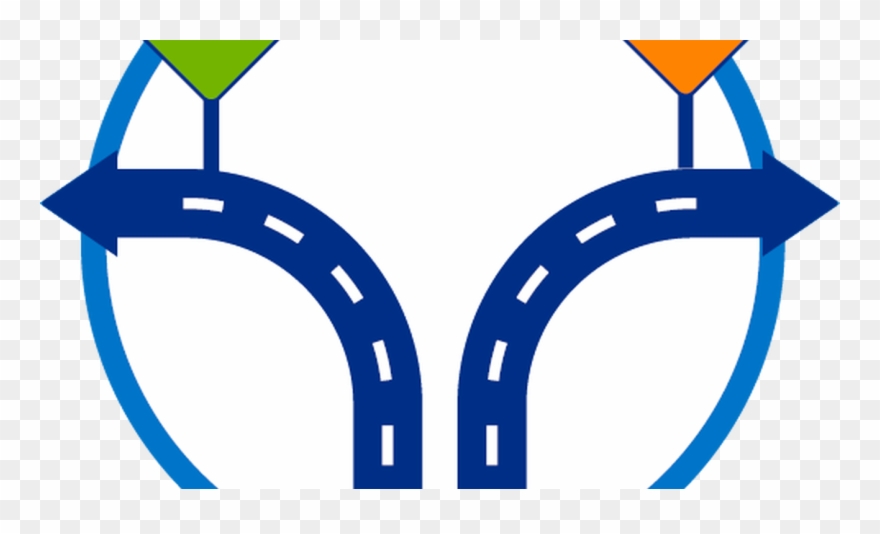 Path Clipart Diverging Road - Png Download (#994553) - PinClipart